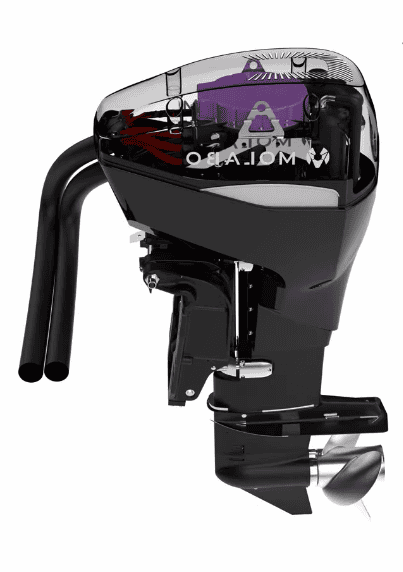 Molabo 50 kW outboard motor - ARIES R50 complete system